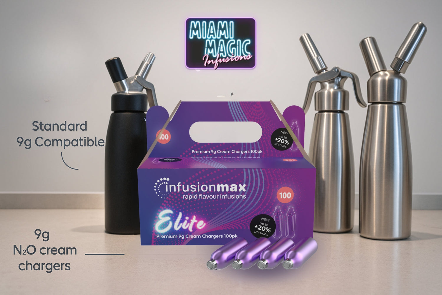 Best Cream Chargers, N2O Cylinders & Dispensers