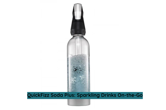 QuickFizz 1L Soda Maker | Sparkling Drinks Anytime, Anywhere