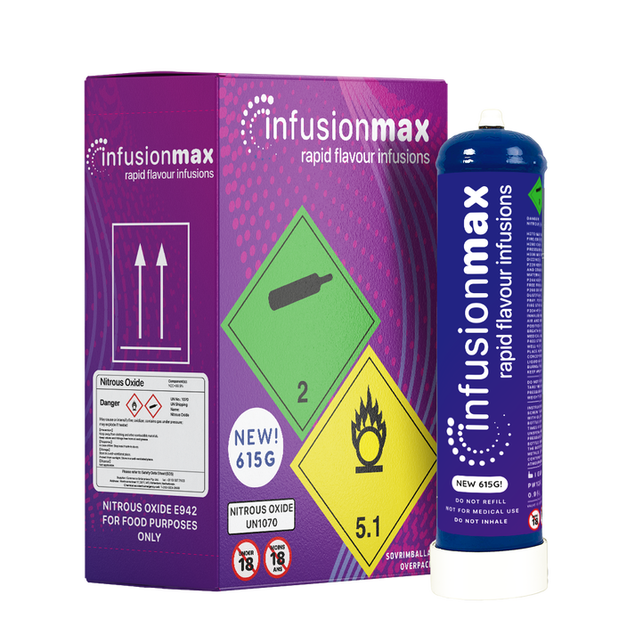 Infusionmax 615g N2O Cream Charger Canisters